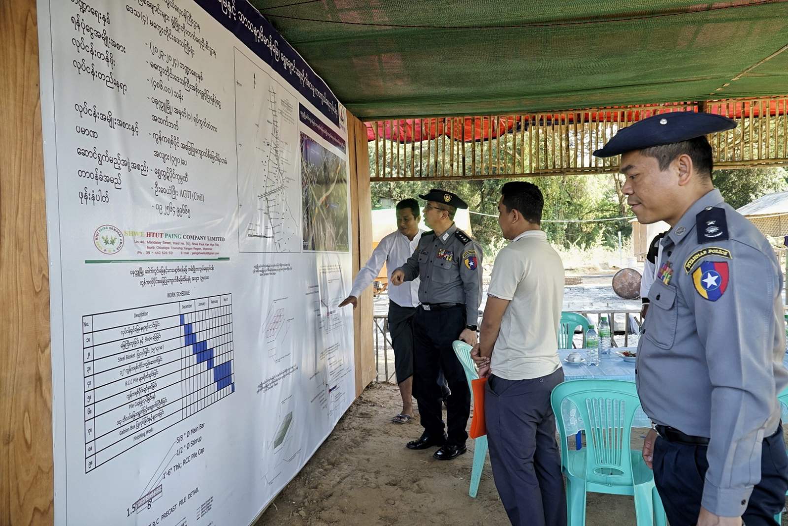မကွေးတိုင်းဒေသကြီးအစိုးရအဖွဲ့၊ လမ်းပန်းဆက်သွယ်ရေးဝန်ကြီး ရဲမှူးကြီးလင